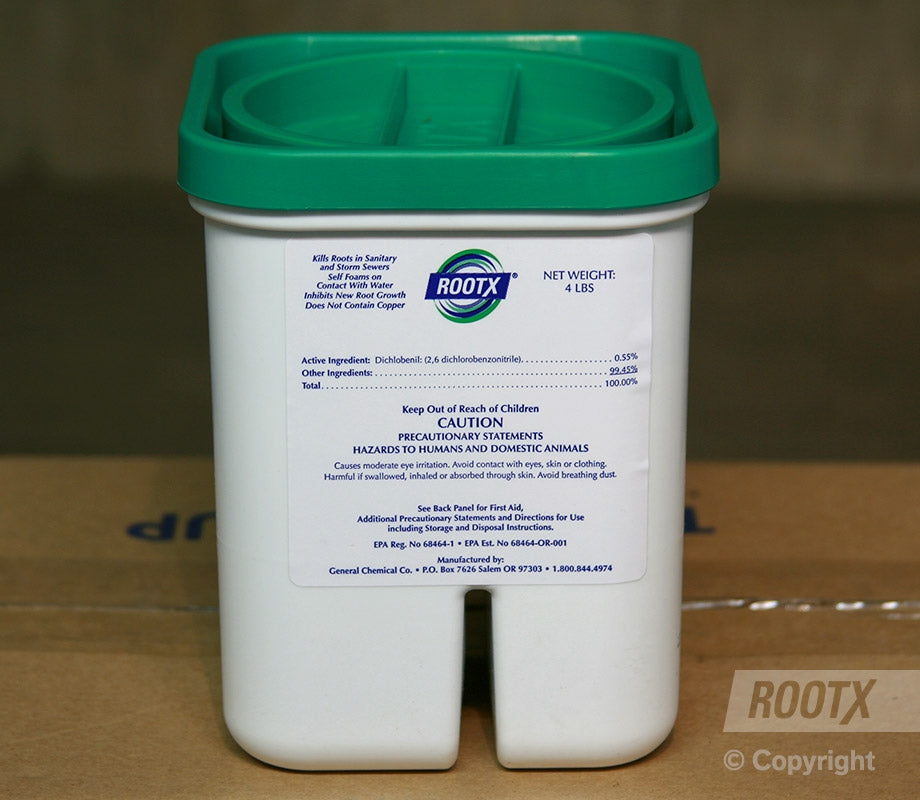 RootX - 4lb. Jar Case with Funnel/Applicator - 12 Jars (Shipped as 2 C